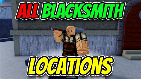 All Blacksmith Upgrade Locations In Blox Fruits Youtube
