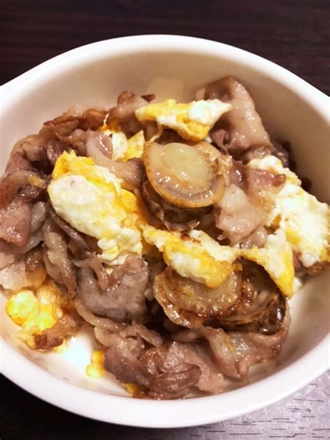 豚バラ・ホタテ・卵の中華風炒め By バルたく 【クックパッド】 簡単おいしいみんなのレシピが343万品