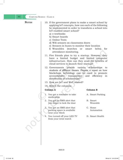 Ncert Book For Class 11 Computer Science Chapter 3 Emerging Trends