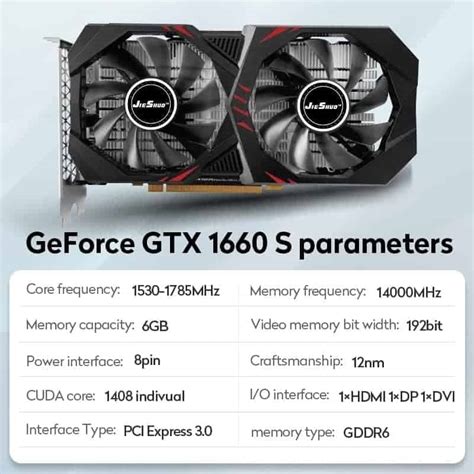 Placa De Vídeo Gtx 1660 Super 6gb Jieshuo Promotop