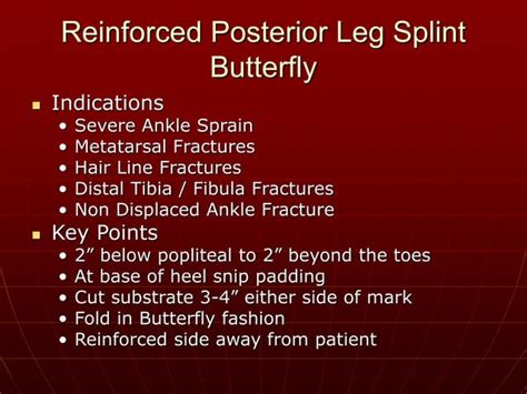 Common Splinting Techniques Ppt