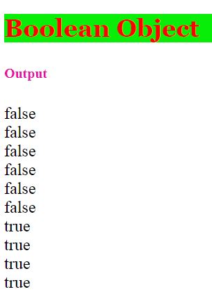 Javascript Boolean Object Programtechie