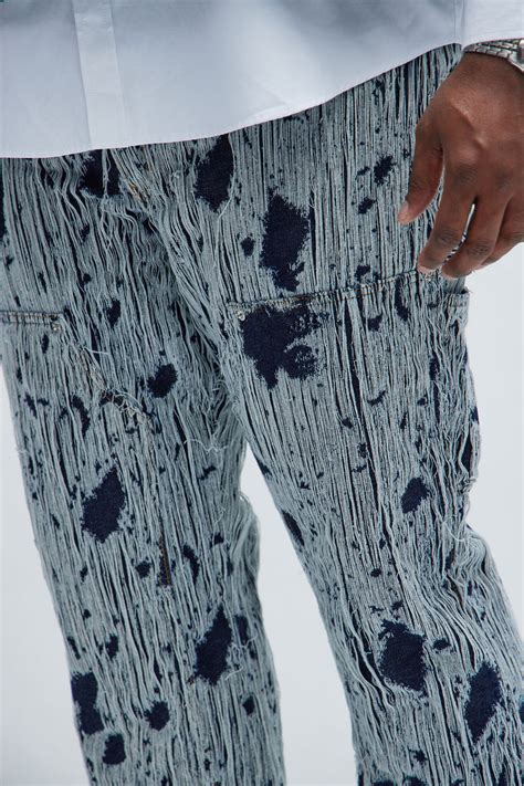 Riley Carpenter Frayed Denim Jeans Indigo Fashion Nova
