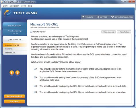 Microsoft MTA Software Development Fundamentals Certification Exam