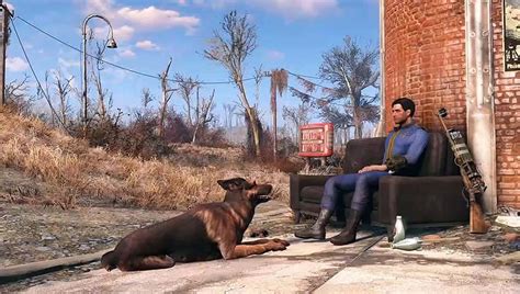Download Dogmeat The Loyal Companion In Fallout 4 Wallpaper