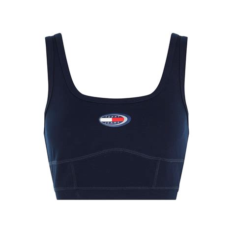 Tommy Jeans Archive Bralette Dark Night Navy