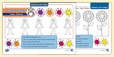 Robotics And Coding Follow The Colour Pattern Twinkl