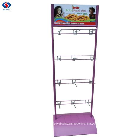 Metal Hook Display Shelf With Hooks Wire Stand China Wire Stand And