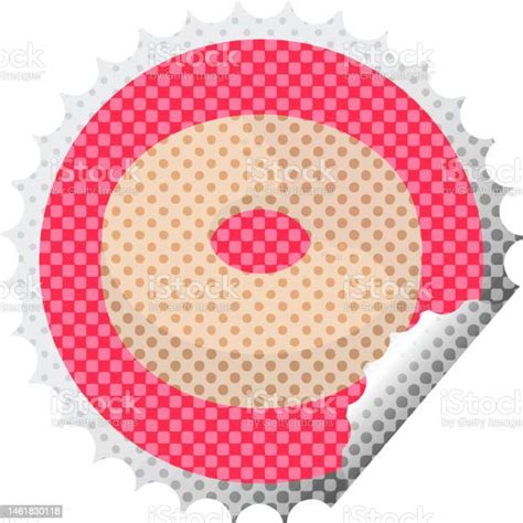 도넛 그래픽 벡터 일러스트 레이 션 라운드 스티커 스탬프 0명에 대한 스톡 벡터 아트 및 기타 이미지 0명 건강에 좋지 않은 음식 건강하지 못한 생활방식 Istock