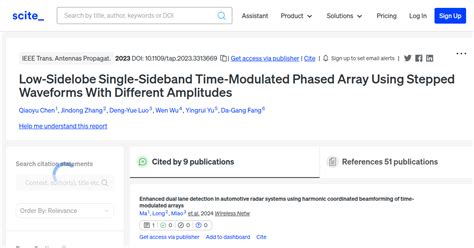 Low Sidelobe Single Sideband Time Modulated Phased Array Using Stepped Waveforms With Different