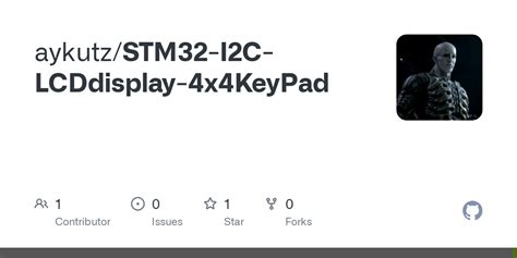 Github Aykutzstm32 I2c Lcddisplay 4x4keypad