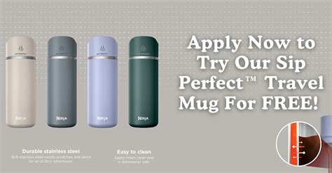 Free Ninja Sip Perfect Travel Mug
