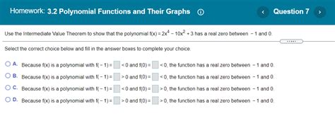 solved homework 3 2 polynomial functions and their graphs