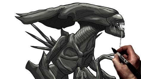 Queen Tattoo Drawings Alien Queen
