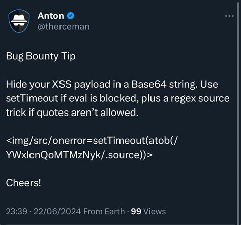Bugbounty Cybersecurity Ethicalhacking Anton L