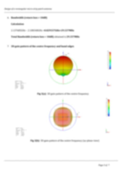 Solution Design Of Rectangular Microstrip Patch Antenna Rf Microwave