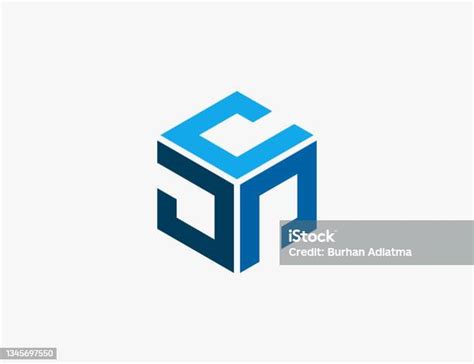 추상 큐브 육각 형 로고 디자인 벡터 일러스트 디자인 편집 가능한 Res 가능 Eps 10 0명에 대한 스톡 벡터 아트 및 기타