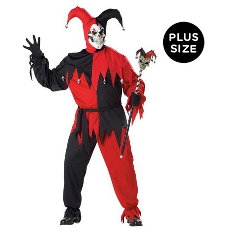 Vile Jester Adult Plus Costume