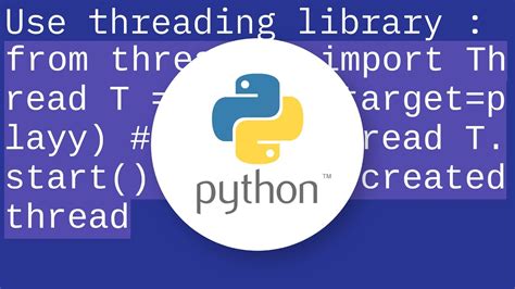 Python Execute Playsound In Separate Thread YouTube