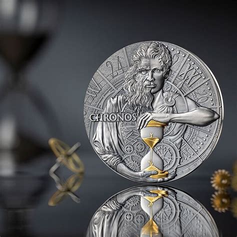 Silver Coin Chronos Dual Essence Monetupasaulis Lt