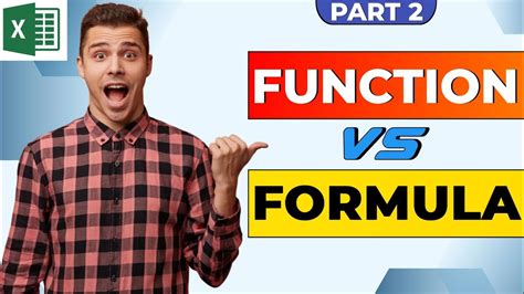 Types Of Function In Excel Formula Vs Function In Excel Part 2 Youtube