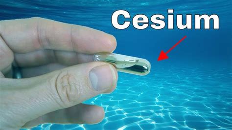 Cesium Reacting With Water Cesium Hydroxide Csoh Cid 62750