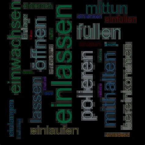 Einlassen Synonym Lexikothek • Ein Anderes Wort Für Einlassen