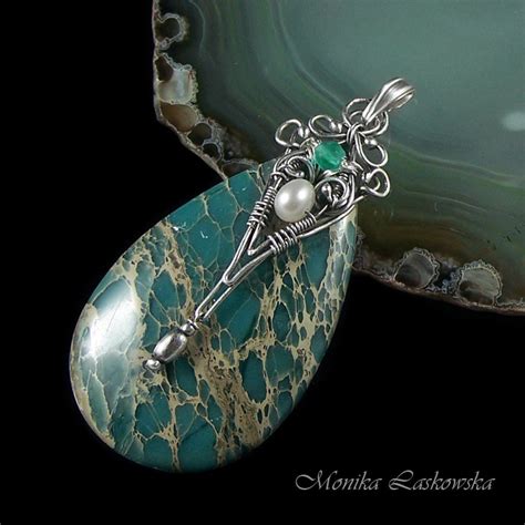 Wisior Duzy Wire Wrapping Wisiory Bi Uteria W Arsneo