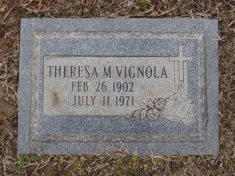 Theresa M Vignola 1902 1971 Find A Grave Memorial