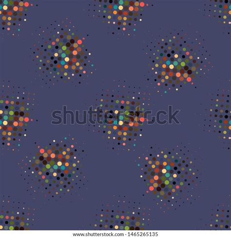 Halftone Texture Seamless Pattern Modern Style Stock Vector Royalty Free 1465265135 Shutterstock