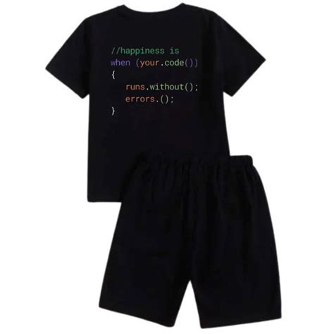 Buy Happiness Is When Your Code Runs Without Errors Short Tracksuit