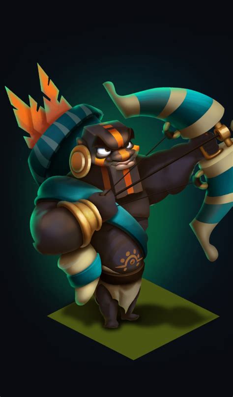 Download Wallpaper Native Arrow Bow Drawings On The Skin Section