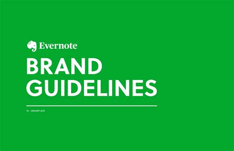 Evernote Branding Style Guides
