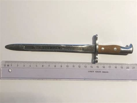 Bajonett der Schweizer Armee Brieföffner Vintage 1939 Kaufen auf