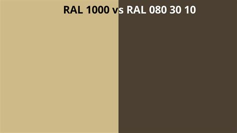 Ral 1000 Vs 080 30 10 Ral Colour Chart Uk