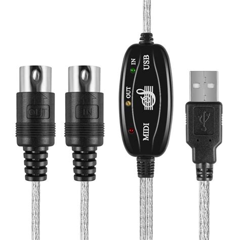 Universal MIDI To USB Interface Cable MuzikOne