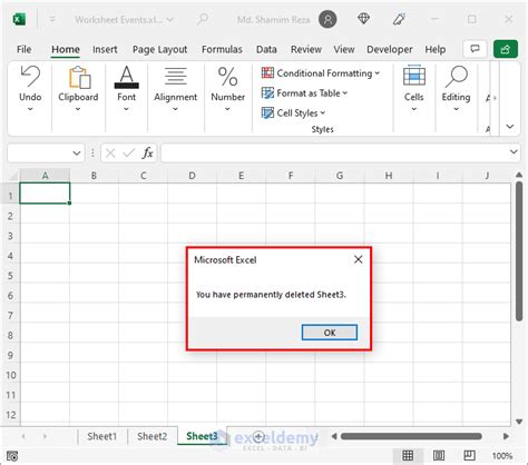 Excel VBA Worksheet Events And Their Uses ExcelDemy