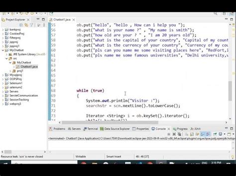 P C Pandey On Linkedin My First Java Chatbot