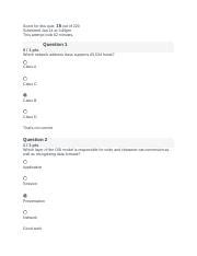 IFT166 EXAM 1 8 Docx Score For This Quiz 15 Out Of 220 Submitted Jan