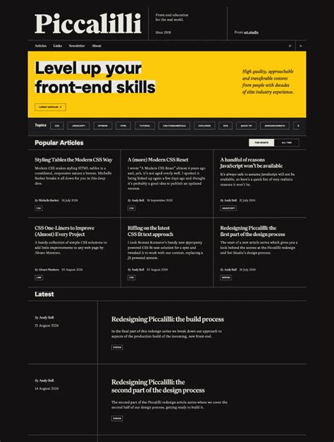 Piccalilli Website Design Lapa Ninja