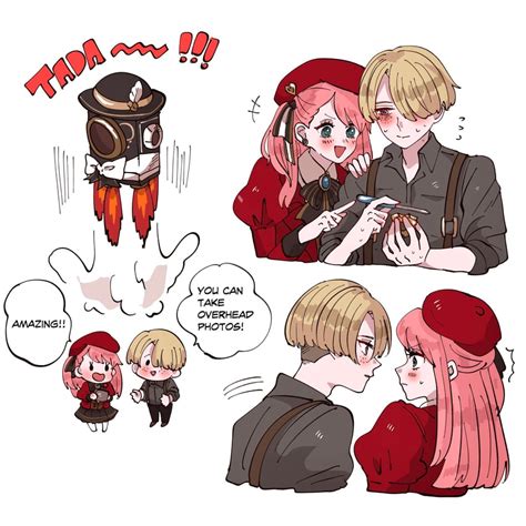 Freminet And Charlotte Genshin Impact Drawn By Cocotsuko Danbooru