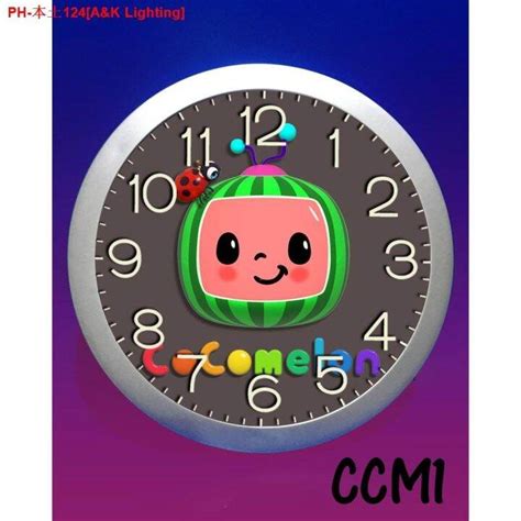 【ready Stock】 Cocomelon Wall Clock Lazada Ph