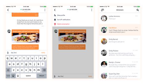 Messenger UI By Michal Bounla On Dribbble
