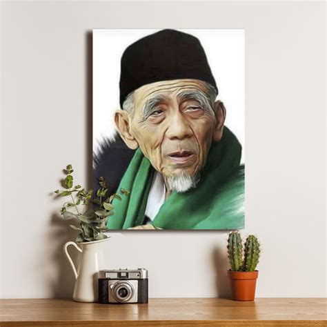 Jual Poster Ulama Ustadz Muslim Mbah Moen Dekorasi Hiasan Dinding