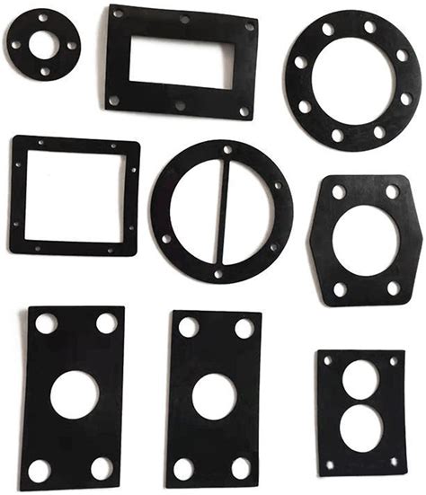 Nbr Fkm Epdm Silicone Square Sealing Washer Hnbr Flat Flange Seal Ring