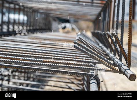 Rebars Bound Together With Steel Wires For Use In Building Construction