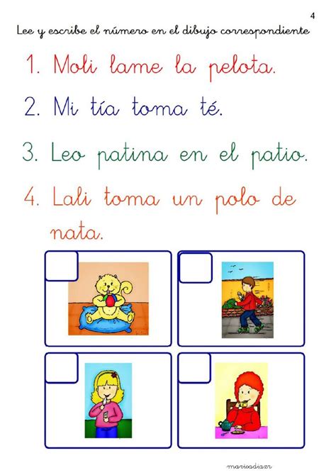 Ejercicio Online De Lectoescritura Para Infantil Puedes Hacer Los