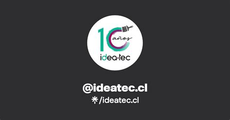 Ideateccl Instagram Facebook Linktree