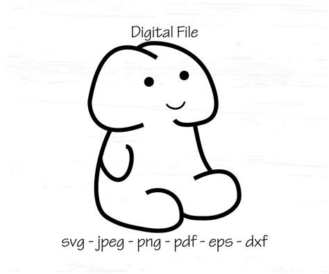 Cartoon Penis Svg Funny Svg Digital File Instant Download Etsy Ireland