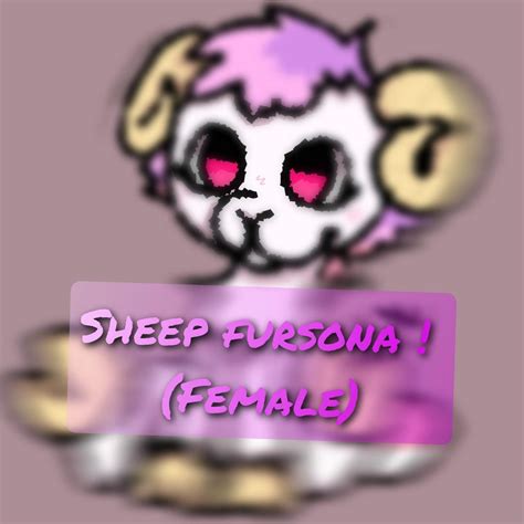 Sheep Fursona Female Etsy